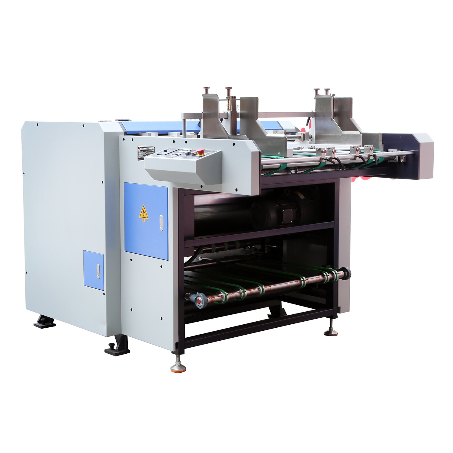 دستگاه برش شیار مقوا جعبه سفت پنوماتیک , دستگاه شیار کارت کاغذ V